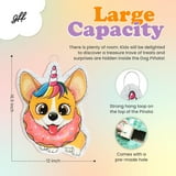Dog Donut Pinata Bulk Candy Fill Spill Pinatas - Puppy Party Favor Game ...