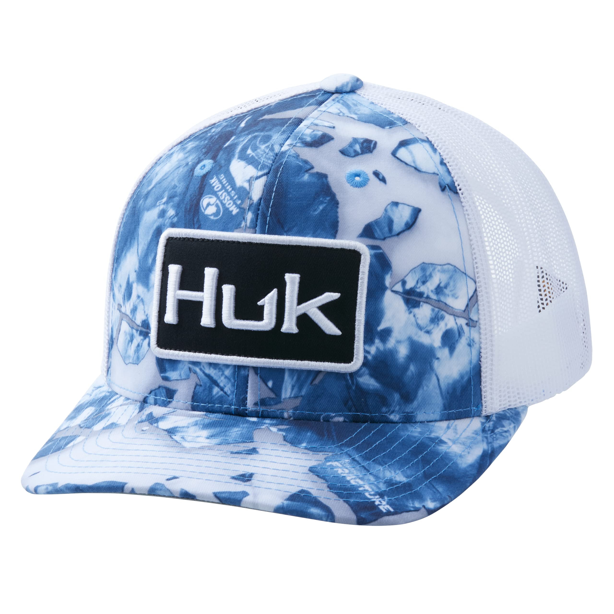 Huk Mossy Oak Fracture Trucker (Mossy Oak Barracuda, One Size ...