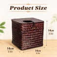 BINGLI Handmade Woven Tissue Box Cover, Modern Tissue Case Facial ...