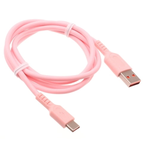 Pink 3ft USB-C Cable for Samsung Galaxy Note 20 Ultra Phones - Charger ...