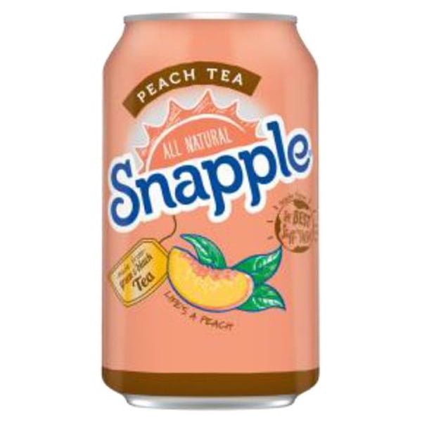 Snapple Peach Tea 11.5 Oz Cans Pack of 24 - Walmart.com