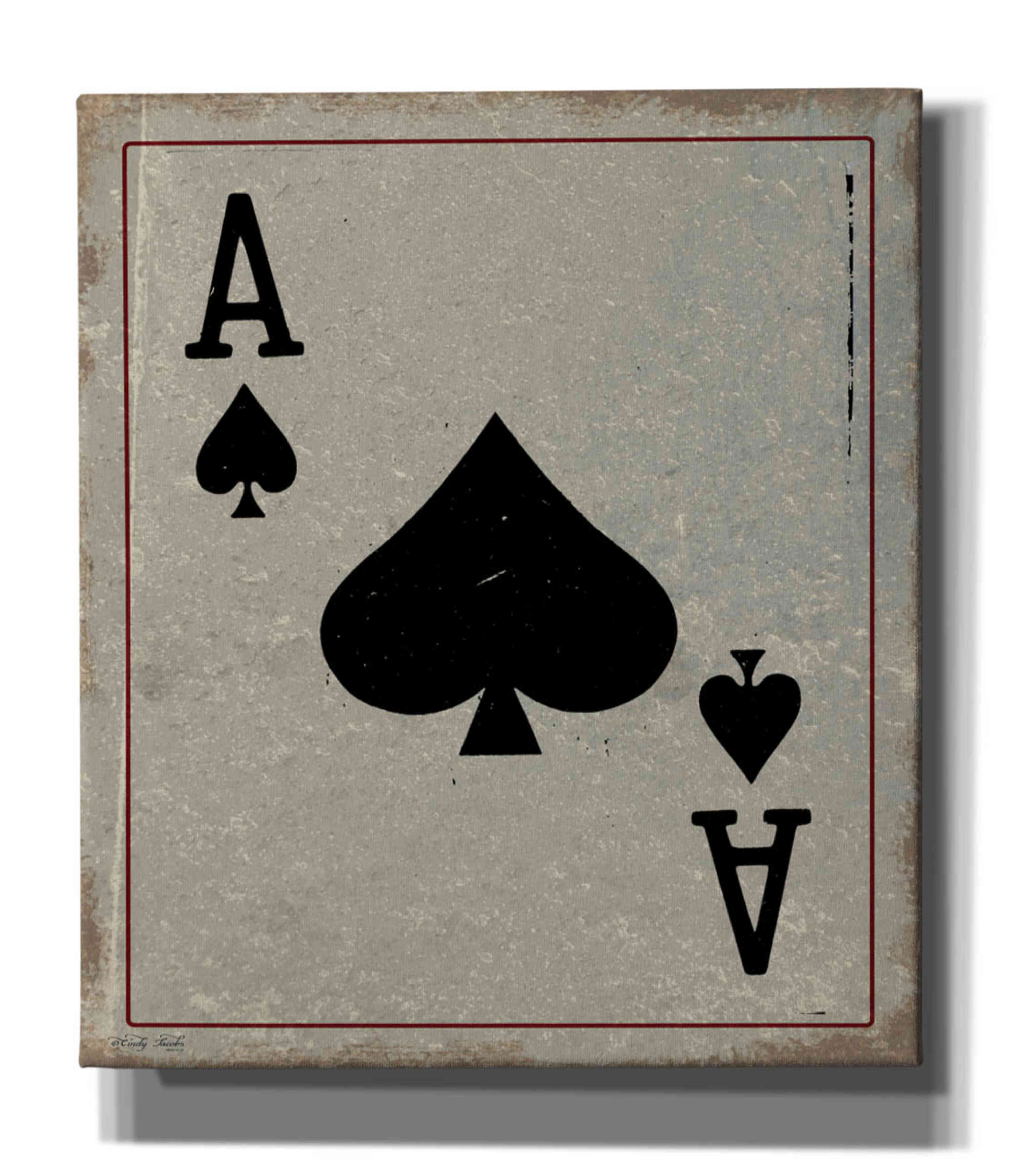 Epic Graffiti 'Ace of Spades' by Cindy Jacobs, Giclee Canvas Wall Art ...