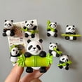 8PCS 3D Panda Magnet Set, Cartoon Animal Refrigerator Stickers, Tourist ...