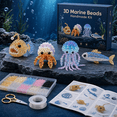DIY 3D Beaded Animal Craft Kit – Beginner Friendly, 4 Styles, Complete ...