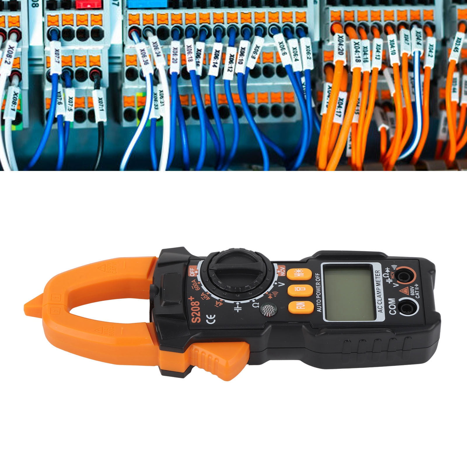 Pinza amperimétrica digital retención de datos del multímetro de pinza ...