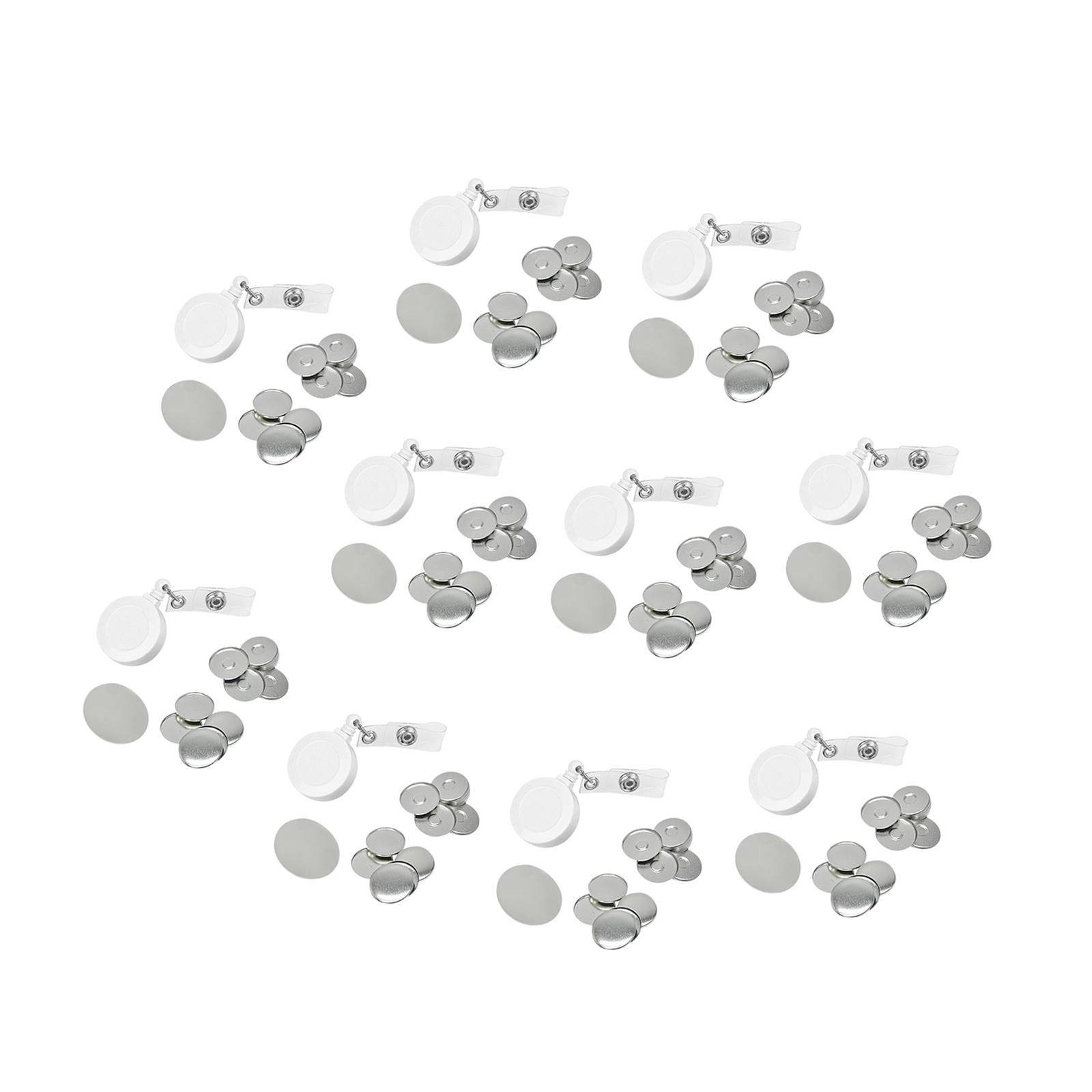 10x portatarjetas de identificación extensible, Clip para placa con ...