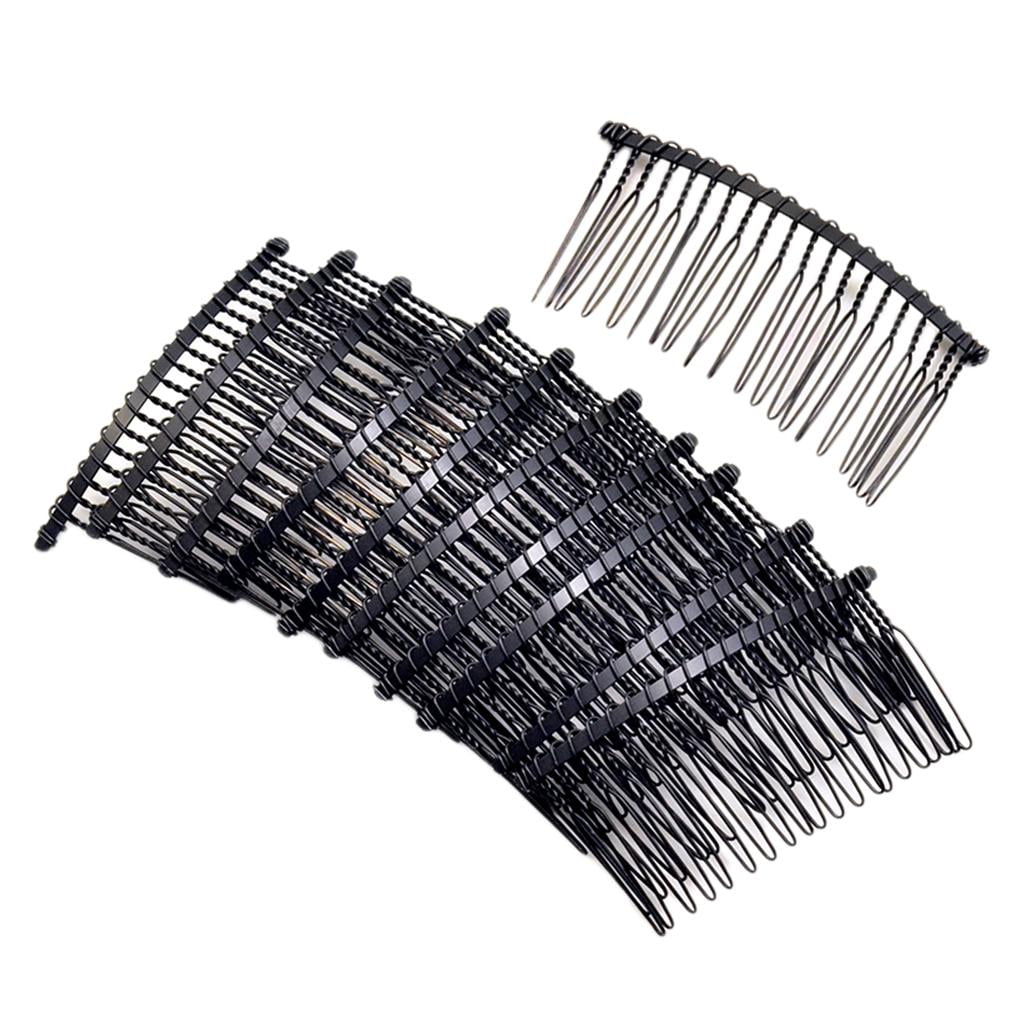 Click here for Abbracc 10pcs Black Metal Hair Comb Clip Hair Comb... prices
