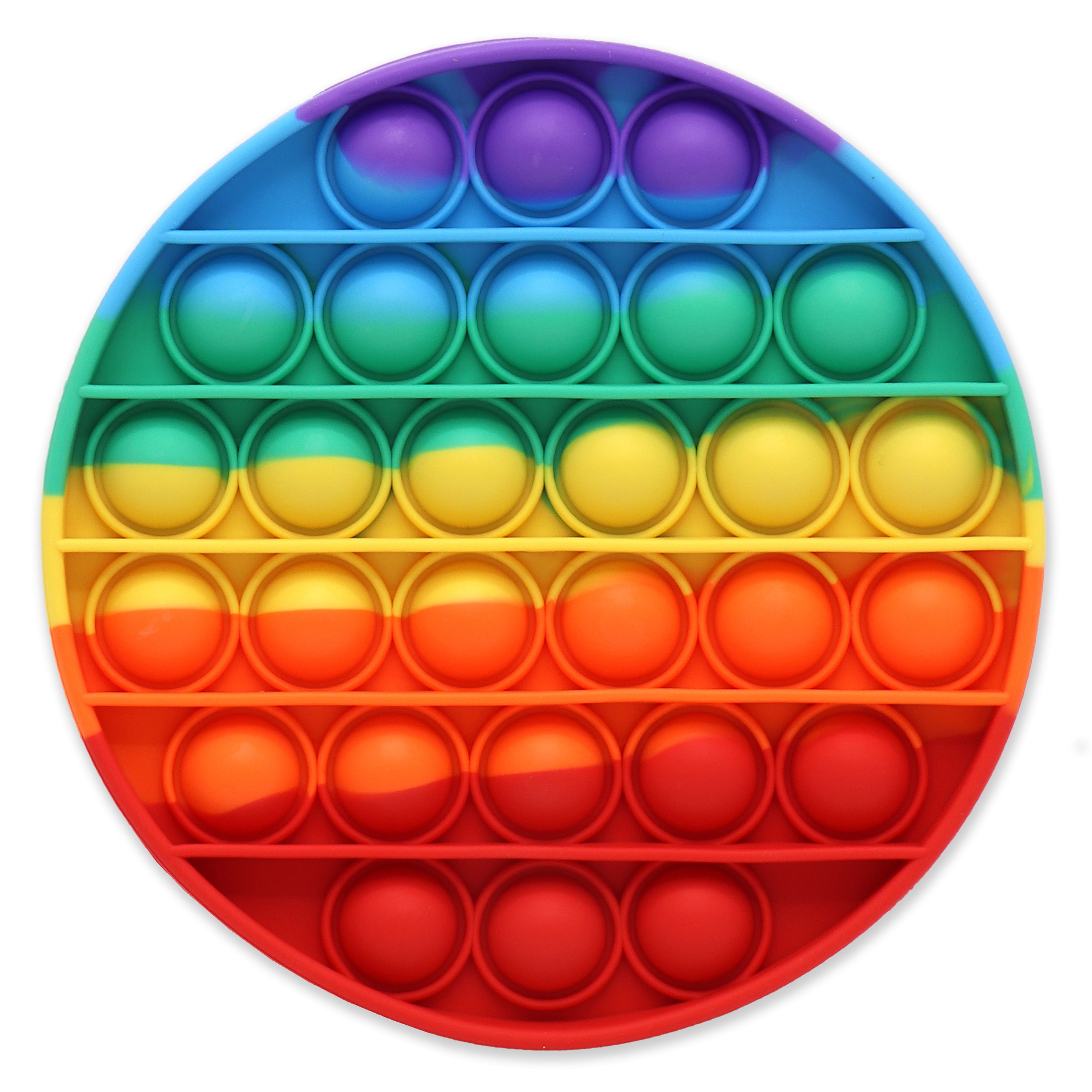 Gotta Pop Bubble Fidget Popper Toy, 5" Rainbow Circle – Walmart ...
