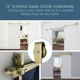 National Hardware N700-006 Designer 72" Barn Door Track And Hardware ...