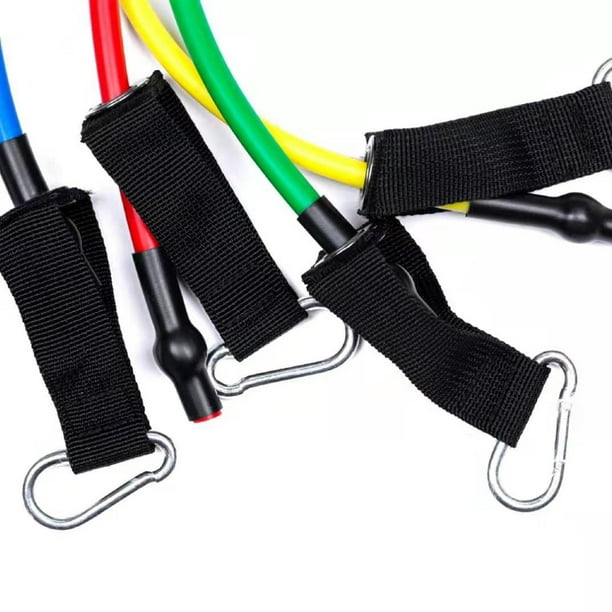 Bandas de ejercicio para ejercitar brazos, piernas y glúteos: bandas de resistencia con asas ...