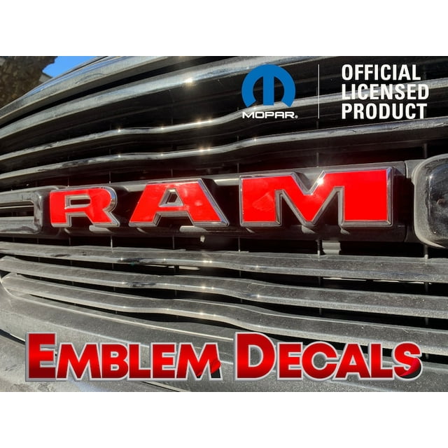 RAM 1500 BIGHORN DT Grill Emblem Decals 2019 2020 2021 2022 2023 ...