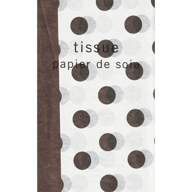 Hallmark 'Brown Polka Dot ' Tissue Paper (6 sheets) - Walmart.com