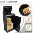 Package Delivery Boxes for Outside, Extra Large Parcel Drop Boxes with ...