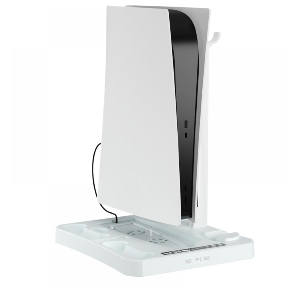 Vertical Stand Cooling Fan System for PS5 Dual Controller Charging ...