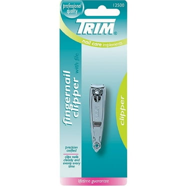 Trim Professional Quality Fingernail Clipper With Precision Nail File ...