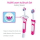 MAM Learn to Brush Set, 5+ Months, Unisex, 2 Pack - Walmart.com