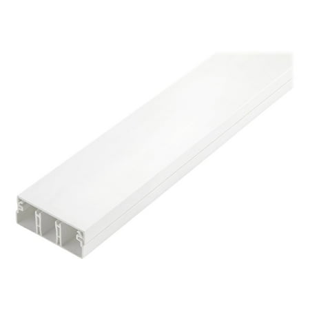 StarTech.com Solid Cable Management Raceway with Cover, 2"(50mm)W x 3/4 ...