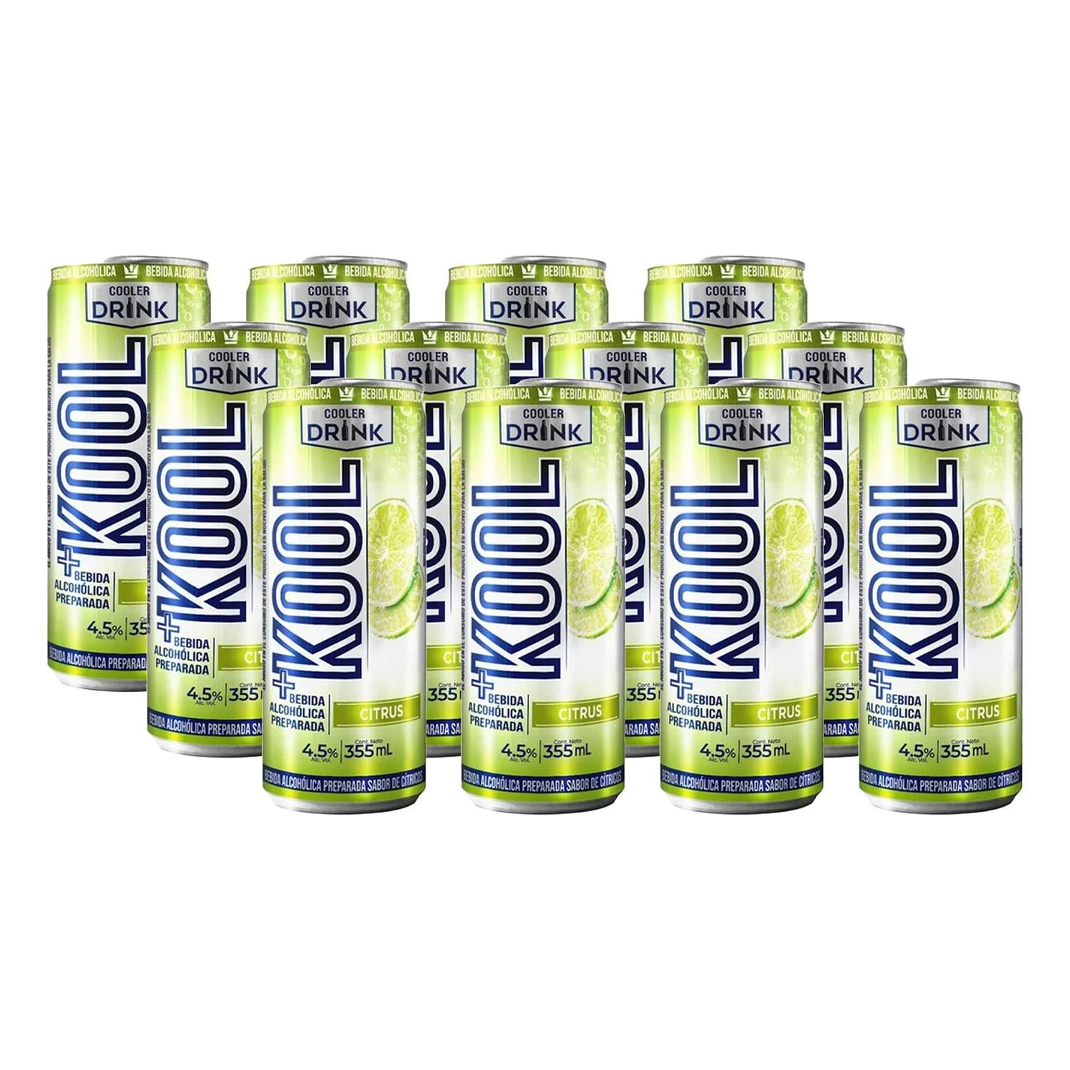 Pack de 12 Bebida Preparada Kool Citrus 355 ml | Walmart en línea