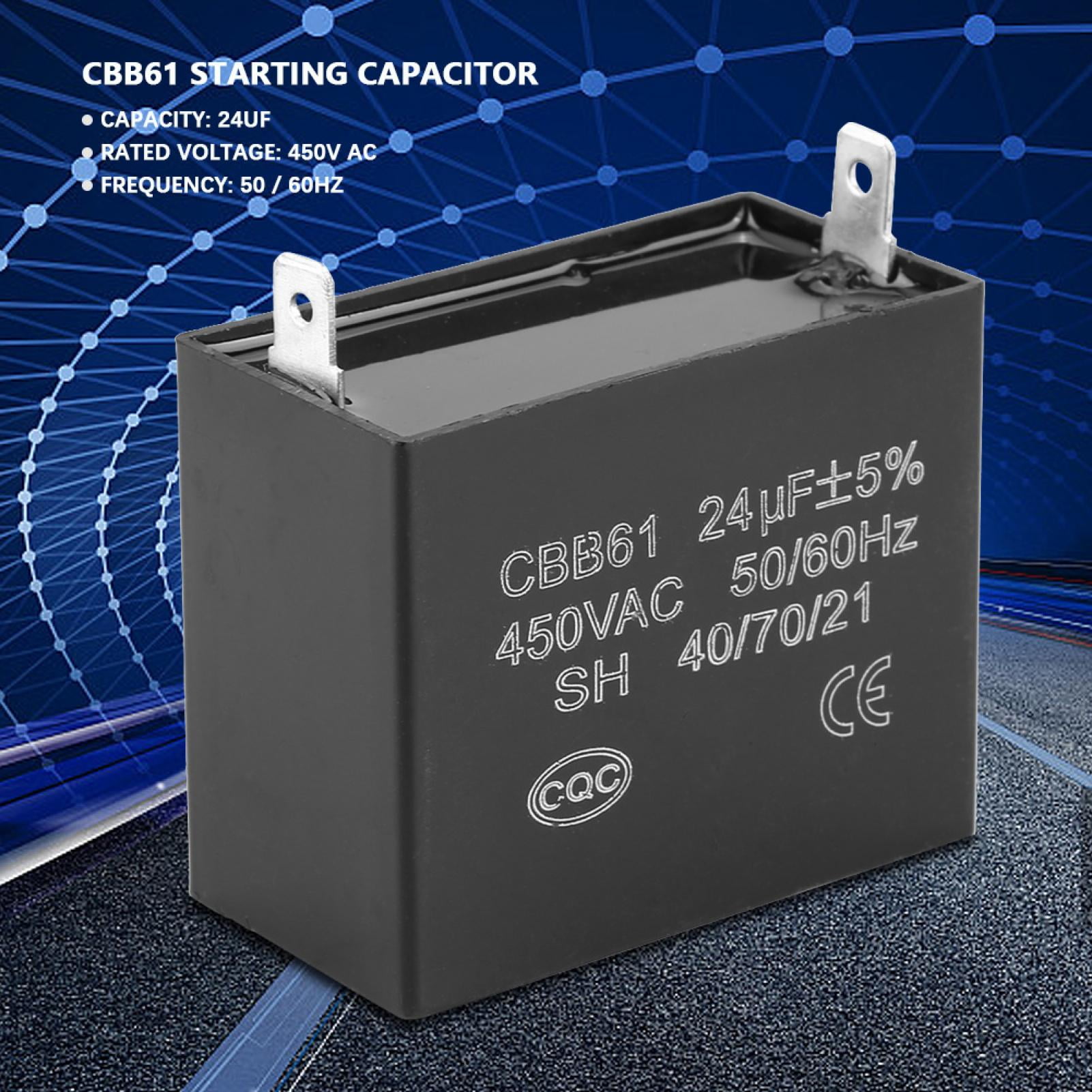 Capacitors Business & Industrial CBB61 Capacitor 24uF 450V 50/60Hz ...