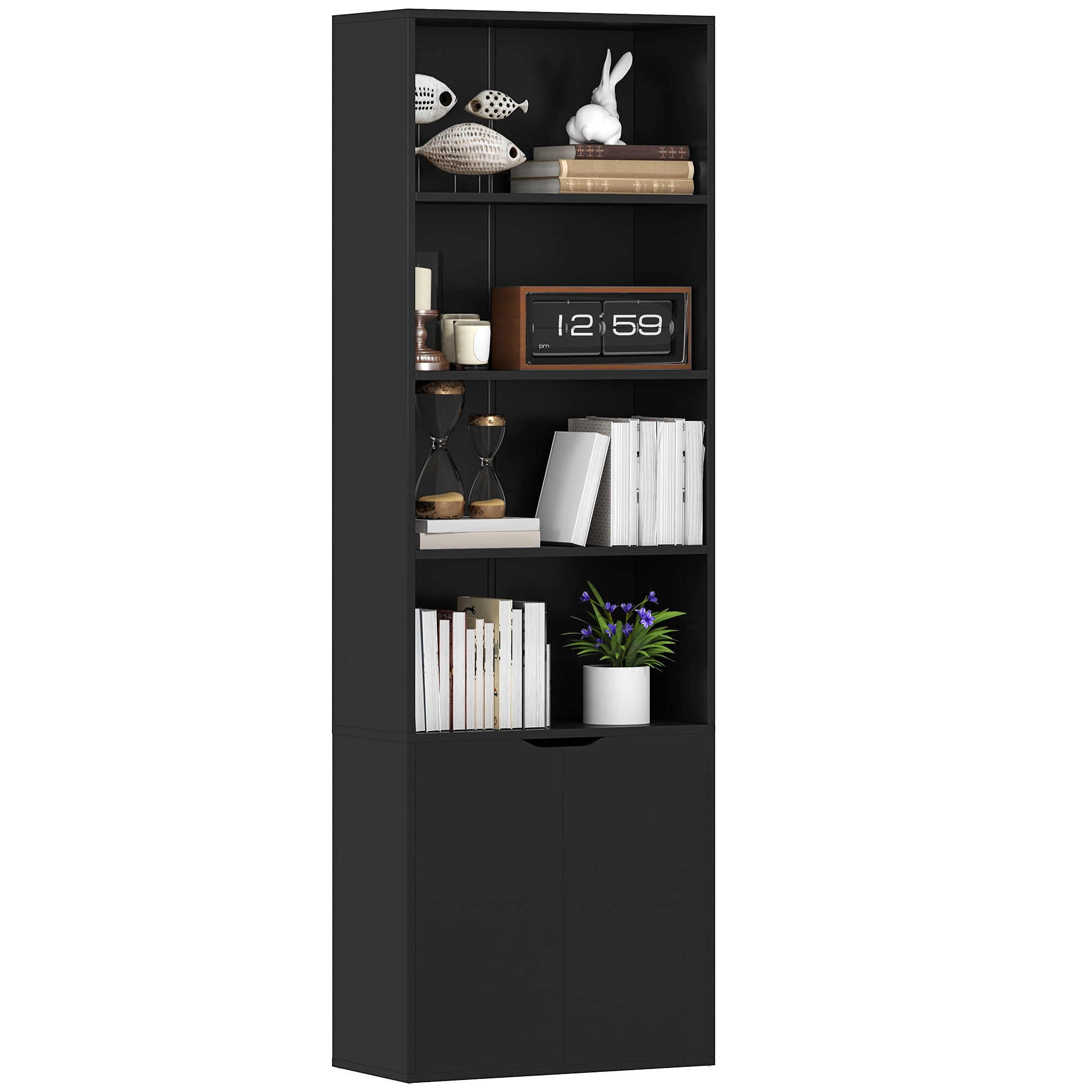 Click here for Homcom 4-Tier Open Bookshelf Home Office Bookcase... prices