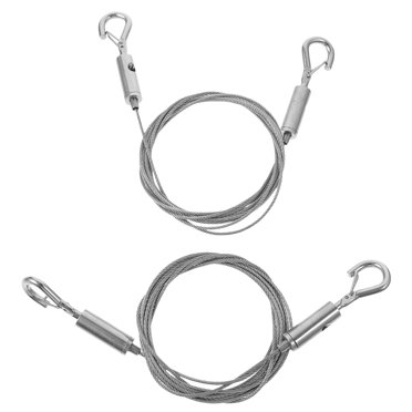 Uxcell Picture Hanging Wire Kit 1M Load 66 lbs with Vertical Fixing ...