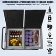 Chateauy Large Volume Split Temperature Car Refrigerator Box - Walmart.com
