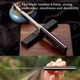 Hun￵ting Knife,DFITO Stainless Steel Handmade Knife, Ebony Handle ...