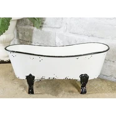 White Decorative Metal Bathtub - Walmart.com