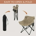 Andeworld Oversized Camping Chair,Floding Camp Lounge Chairs for Adluts ...