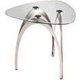 Southern Enterprises Arch Base End Table, Satin Nickel - Walmart.com