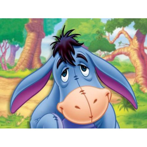 Eeyore Trees Edible Party Cake Image Topper Frosting Icing Sheet ...