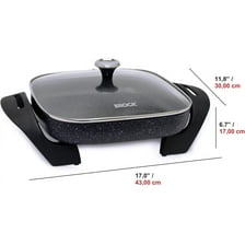 Precise Heat 16 inch Rectangle Electric Skillet - Walmart.com