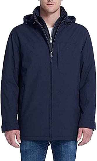 Weatherproof Mens GoreTex 4 Way Stretch Midweight Jacket Navy Small ...