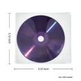 Progo CD DVD and Blu-Ray Disc Double-Sided Plastic Sleeves, 100 Pack ...