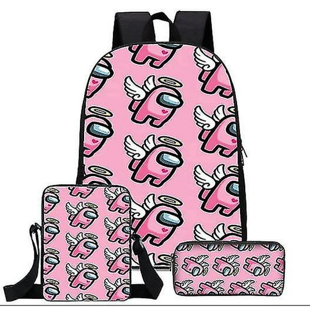 Among Us Visor Backpack Kids Rucksack Crewmate Back To School Bag A ...
