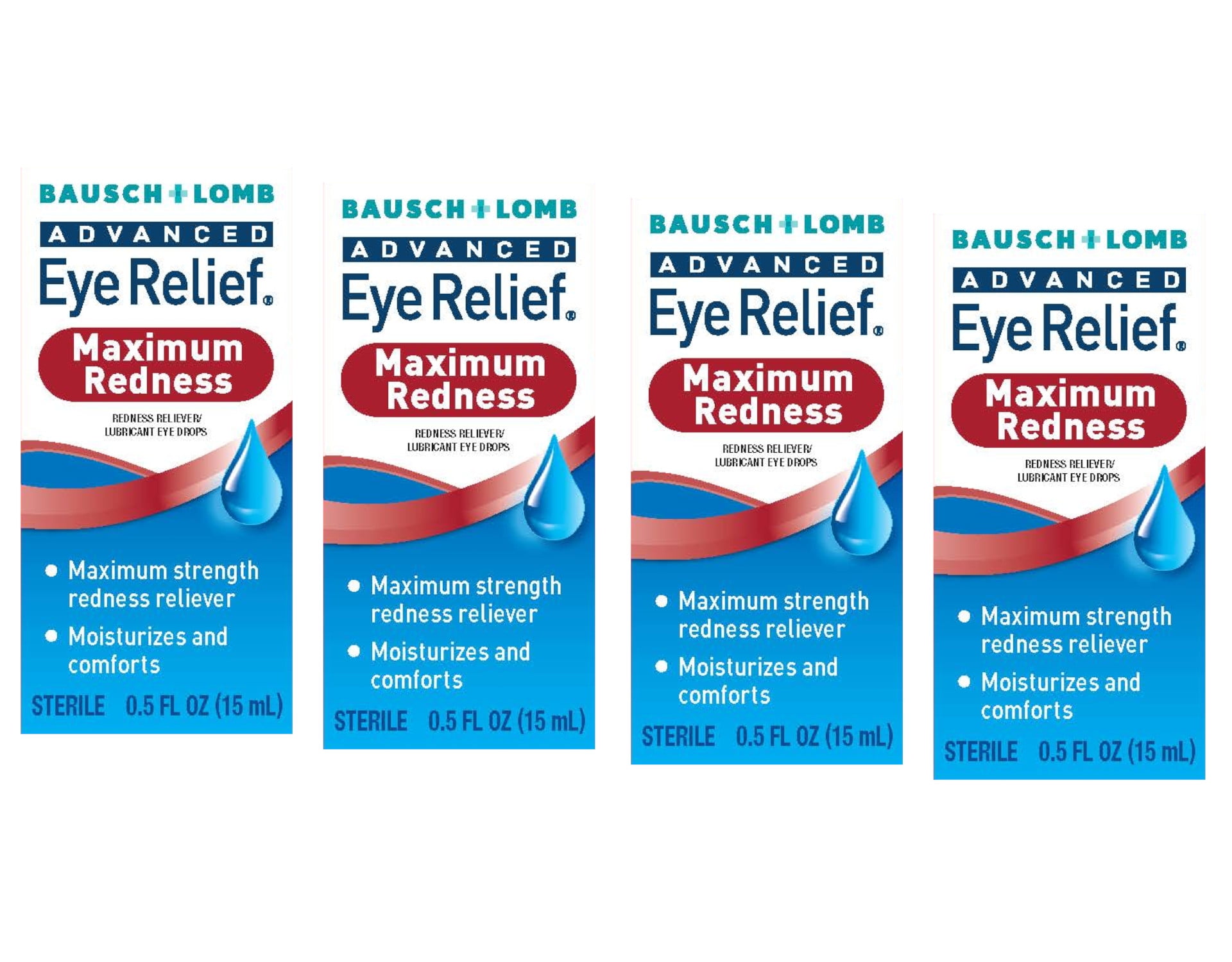 Bausch & Lomb Advanced Eye Relief Redness Maximum Relief Eye Drops, 0. ...