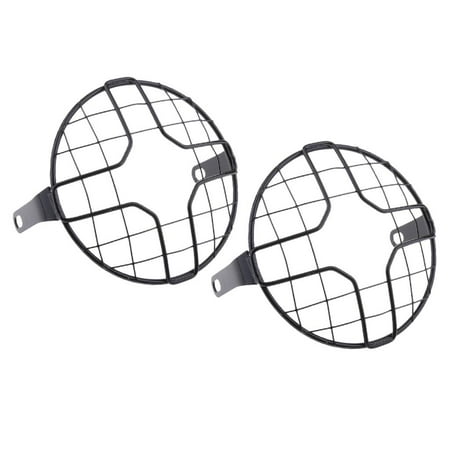 s 7 Inch Retro Motorcycle Headlight Mesh Guards Headlight Light Covers ...