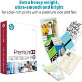 HP Premium 32 lb Printer Paper | 8.5 x 11 | 1 Ream - 500 Sheets | 100 ...