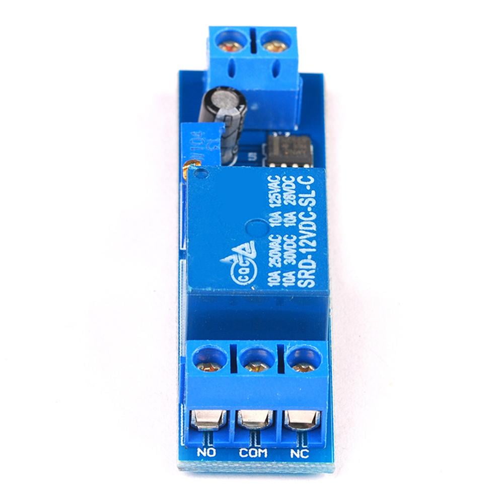 NE555 Time Delay Relay Module 5V/12V 0 To 10 Second Automotive Delay ...