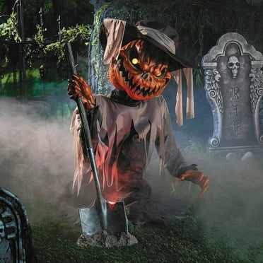 Seasonal Visions 7 ft. Jack Stalker Outdoor Yard Giant Pumpkin ...