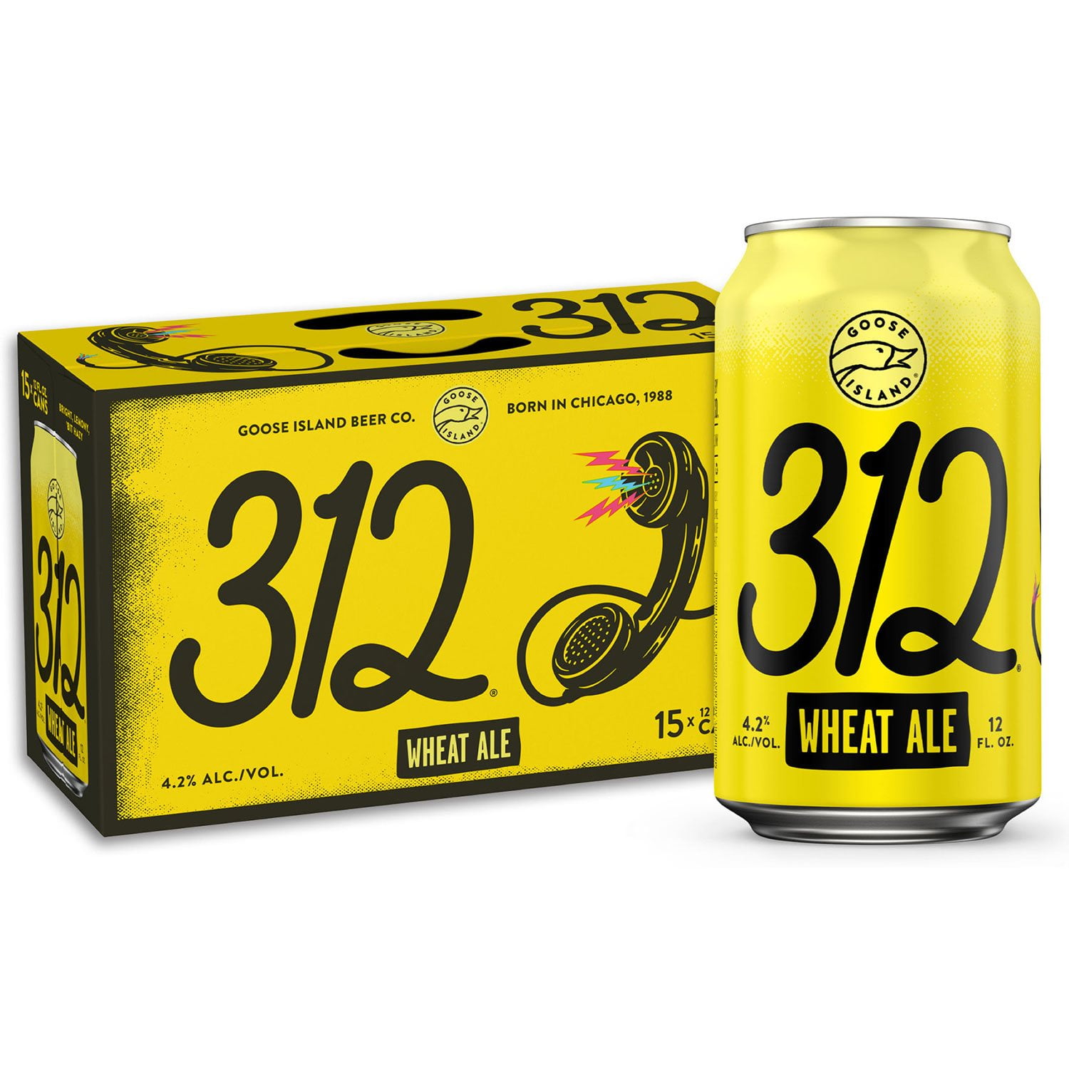 Goose Island 312 Urban Wheat Ale Beer, 12 fl. oz. can, 15 pk ...