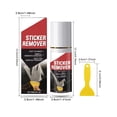Car Adhesive Remover Kit Cleaning Solution For Glue Residue Sticker ...