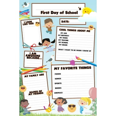 Ready-To-Decorate? All About Me Star Student Posters - 24 posters ...