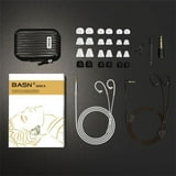 BASN MMCX Triple Driver In-Ear Monitors, HiFi Stereo, Rich Bass ...