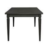 Caruso Heights Rectangular Leg Table Blackstone Finish - Walmart.com