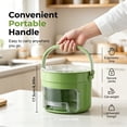 Safeglitz 25 Cube Ice Maker With Easy Press Lid, Compact Ice Cube Tray ...