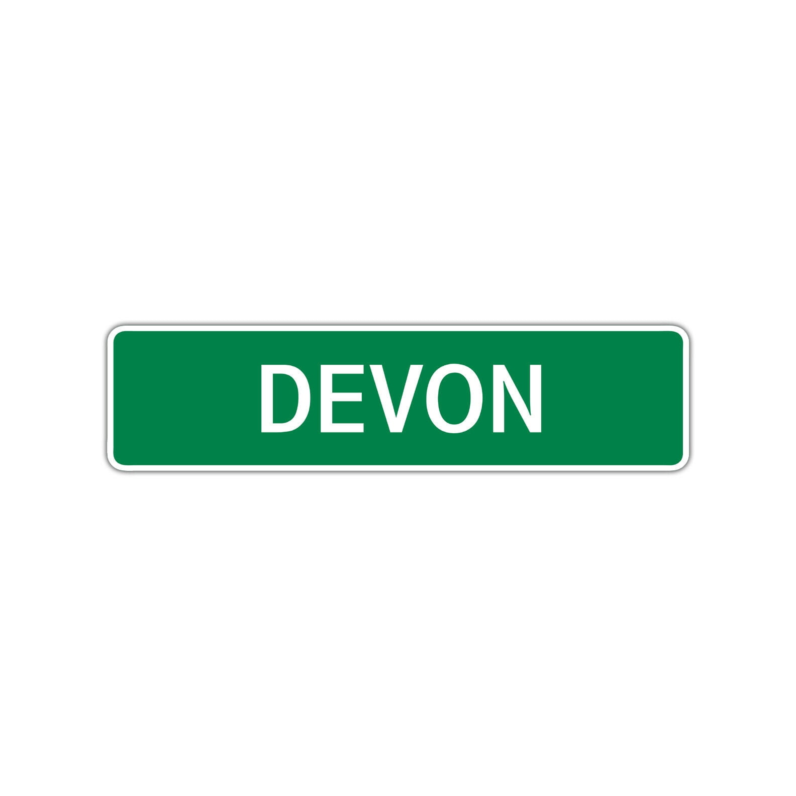 Devon Boys Children Name Letter Printed Plaque Decoration Label Indoor ...