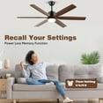 60 inch Indoor Outdoor Farmhouse Wood Ceiling Fan with Lights Remote ...