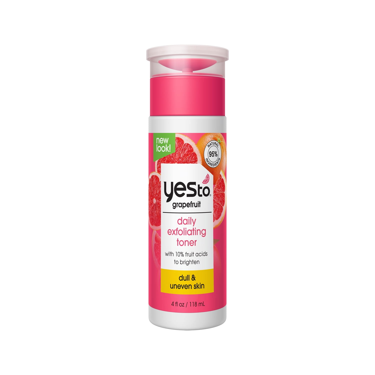 Yes To Grapefruit Daily Exfoliating Toner Liquid for Dull and Uneven ...