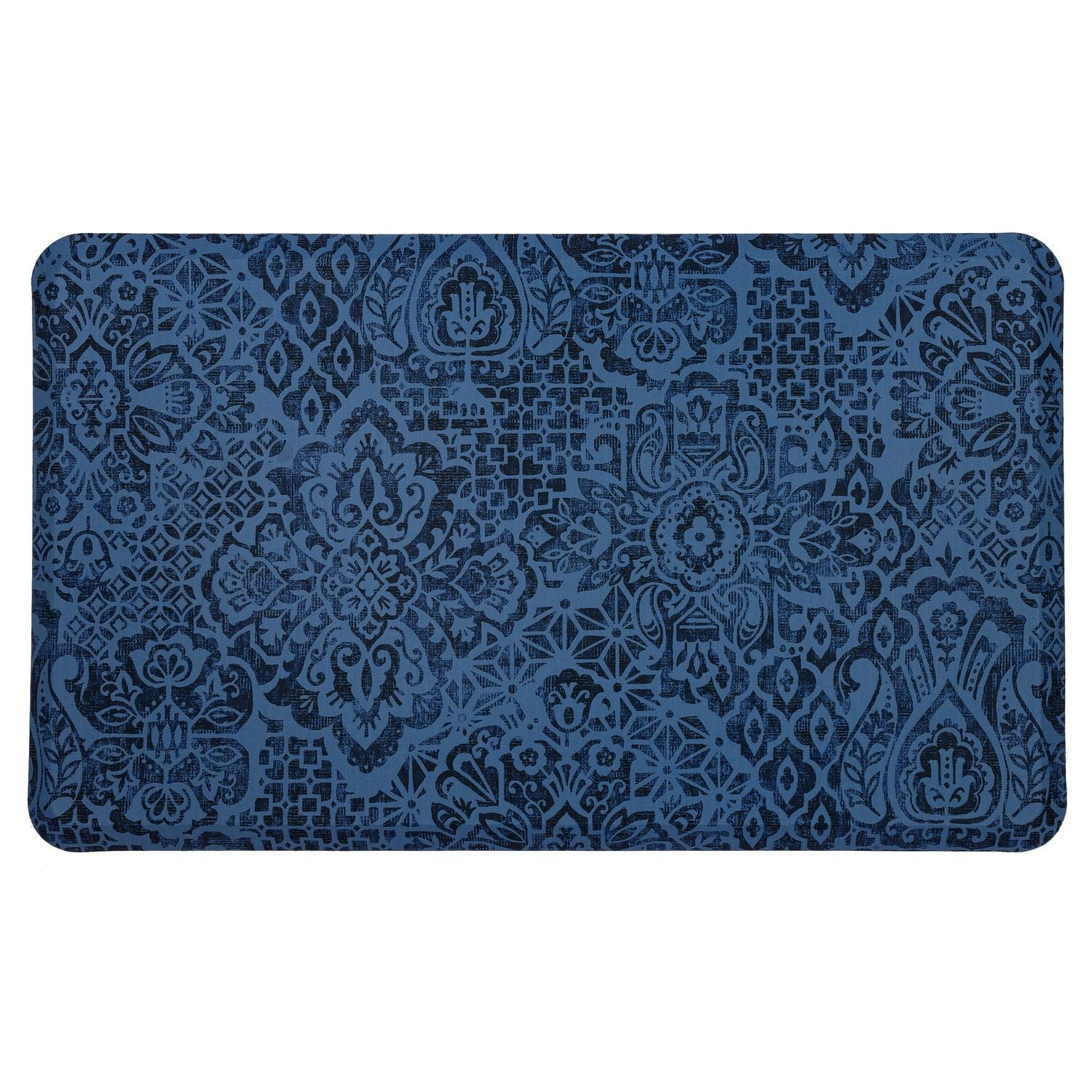 Click here for Mohawk Home Damask Nouveau Blue Polyester Kitchen... prices
